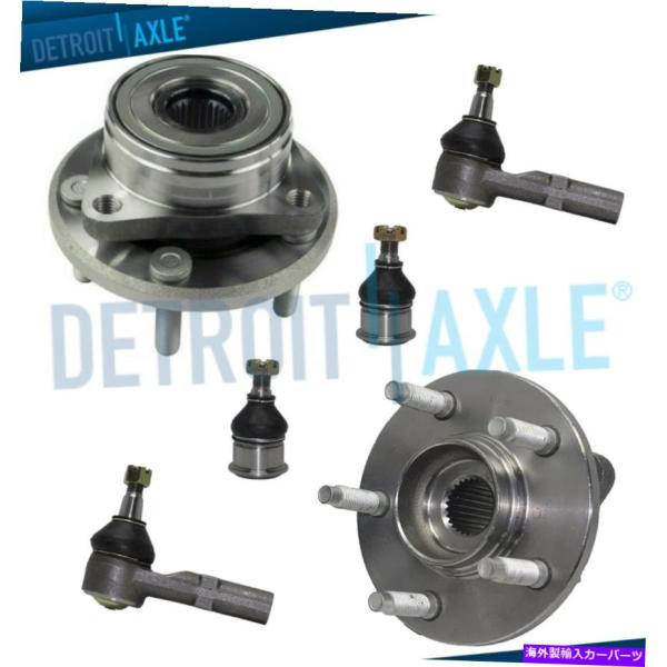 Wheel Hub Bearing 6PCフロントホイールハブベアリングアウターティアドスキット1996-2007 Taurus Mercury Sable 6pc Front Wheel Hub Bearing Outer Tierods...