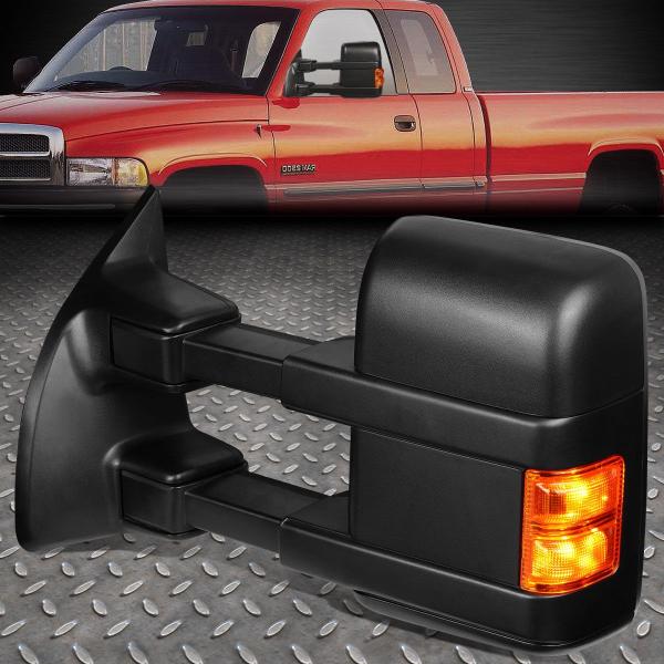 USミラー FOR 99-07 FORD SUPER DUTY LEFT POWERED+HEAT+A</wbr>MBER LED TURN SIGNAL TOWING MIRROR 99-07フォードスーパーデューティレフトパ...