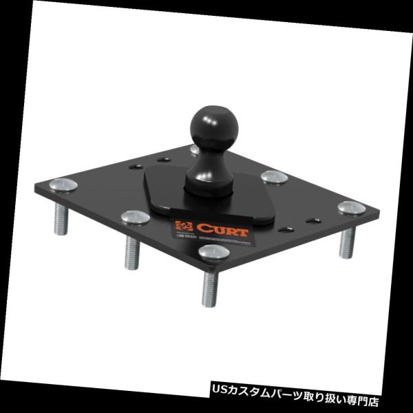 USヒッチメンバー 61100 Curtオーバーベッド固定ボールグースネックヒッチ  61100 Curt Over-Bed Fixed Ball Gooseneck Hitch
