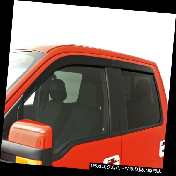 USベントバイザー、ドアバイザー 09  -  14フォードF  -  150スーパークルーのAVSロープロファイルベンチャーレインガード、＃894011  AVS Low Profile Ventvisor Rainguards for ...