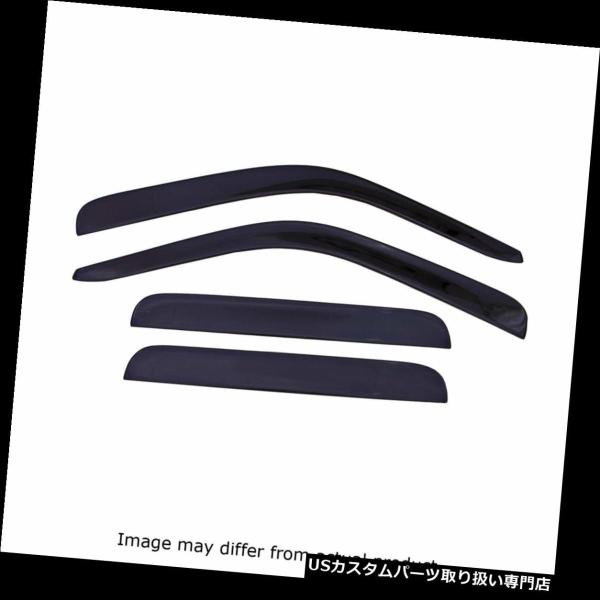 USベントバイザー、ドアバイザー 13-18フォードエスケープ用AVSロープロファイルベントバイザーレインガード、4ドア、＃894045  AVS Low Profile Ventvisor Rainguards for 13-18 For...