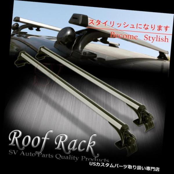 USカーゴ、ルーフ キャリア ルーフラックキャリーバイクカヤックスキースノーボードクロスバー三菱/ Maz   da / Pontiac  Roof Rack Carries Bike Kayak Ski Snowboard Cross B...