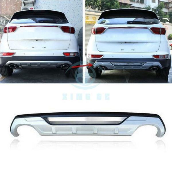 USリアバンパー プロテクター カー1ピースリアバンパープロテクターガードボードバーハイパワーrefit用起亜KX5 2016  Car 1pc Rear Bumper Protector Guard Board Bar High Prow...