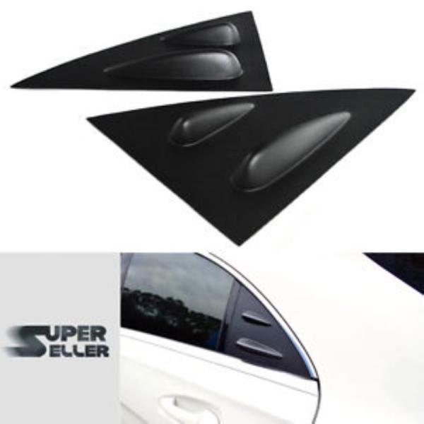 USウィンドウルーバー メタブラックメルセデスベンツクラW117 4DRサイドウィンドウベントルーバーCLA45 2018  Metta Black Mercedes BENZ CLA W117 4DR Side Window Vent L...