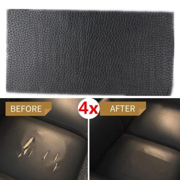USリアーカーゴカバー 4×PU修理パッチ接着剤20×10センチオートバイのシートレザーメンドカバーレトロフィット  4x PU Repair Patch Adhesive 20x10cm Motorcycle Seat Leather M...