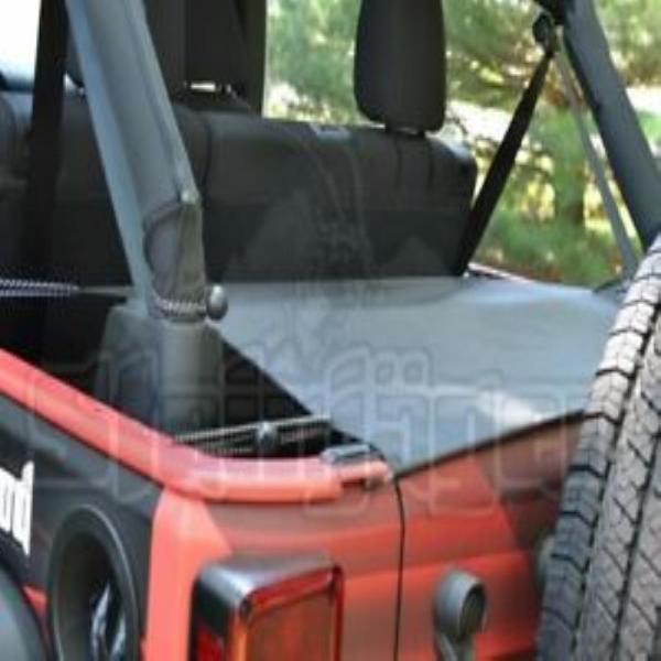 USリアーカーゴカバー Steinjager 2007-2016 Wrangler JKリヤカーゴカバー4ドア  Steinjager 2007-2016 Wrangler JK Rear Cargo Cover 4 Door
