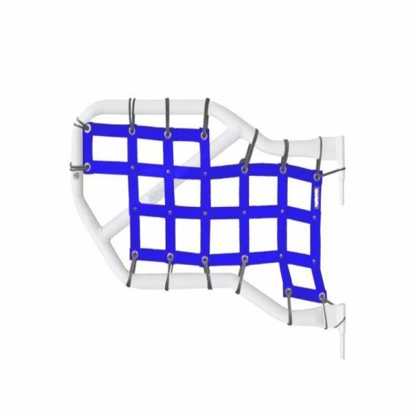 USリアーカーゴカバー Steinjagerカーゴネットチューブドアカバーブルー - ラングラーJK J0043664  Steinjager Cargo Net Tube Door Covers-Blue, Wrangler JK Rea...