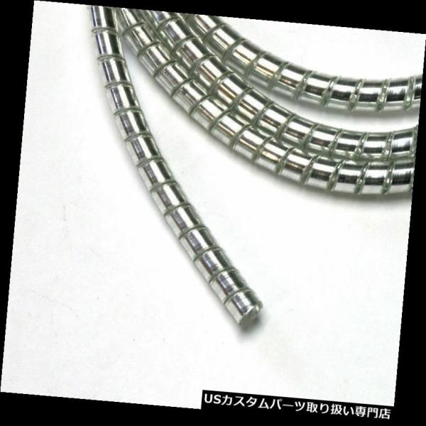 トライク カバー Chrom Spiralkabel Wrap Abdeckung Leitungen Ordentlich 6mm内径 Motorrad / Trike  Chrom Spiralkabel Wrap Abdeckung ...