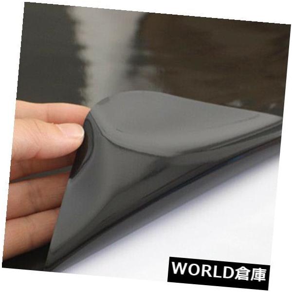 USサンバイザー 1ペアサンシェードステッカーブラックアクセサリーPVCユニバーサルプロテクターリア便利  1 Pair Sunshade Stickers Black Accessory PVC Universal Protector R...