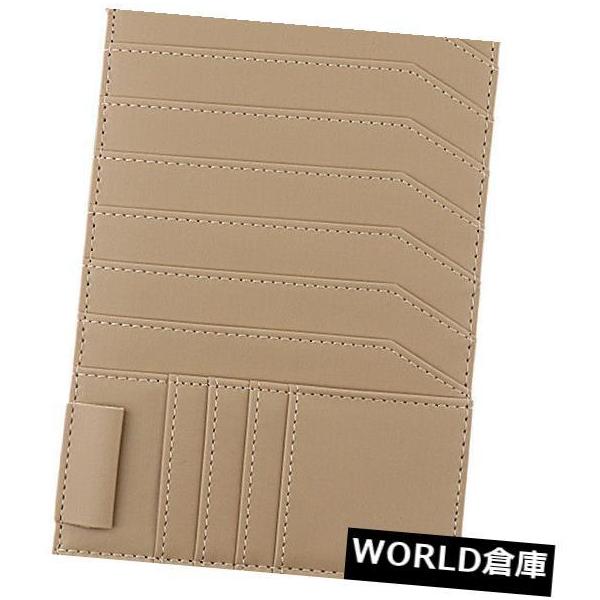 USサンバイザー Beige Rechteck geformteオートCD DVDサンバイザーKarte Speicherorgani   sator  Beige Rechteck geformte Auto CD DVD Sun