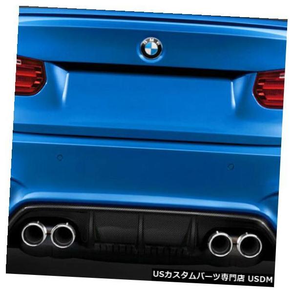 12-18 BMW 3シリーズM3 Look DriTechカーボンファイバーリアバンパーリップボディキット！ 113170  12-18 BMW 3 Series M3 Look DriTech Carbon Fiber Rear Bum...