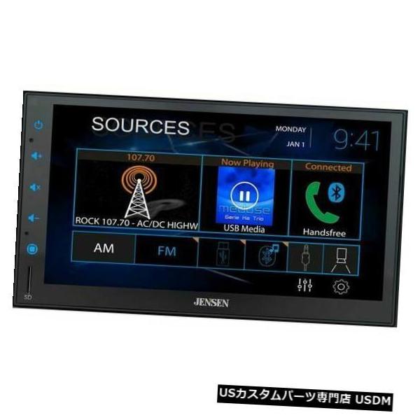 Jensen CMR8629ダブルDIN 6.8 "タッチスクリーンデジタルメディアカーインダッシュレシーバー  Jensen CMR8629 Double DIN 6.8" Touch Screen Digital Media Car I...