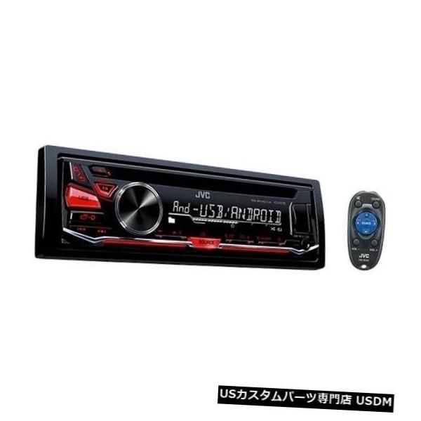 JVC KD-X230シングルディンインダッシュデジタルメディアレシーバー（USB / Android / iPhone用）  JVC KD-X230 Single-Din In-Dash Digital Media Receiver w/...