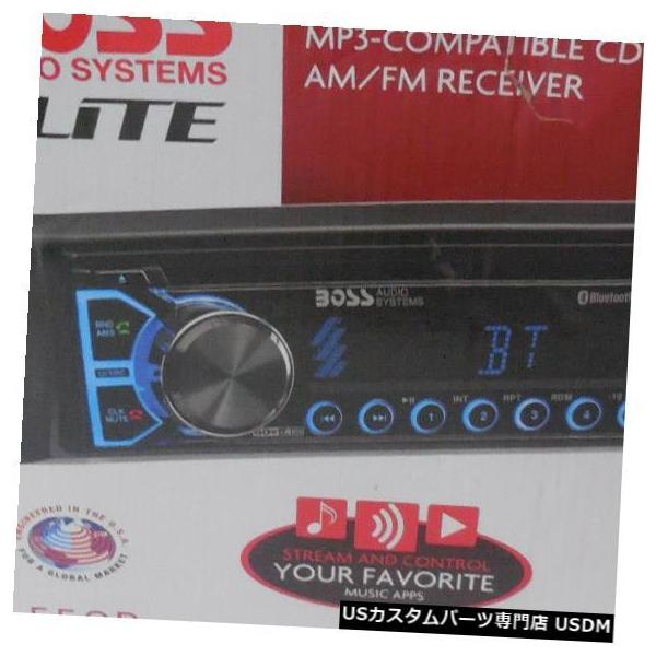 新しいBoss Audio Elite 550B 1-DINカーステレオインダッシュCD MP3レシーバー（Bluetooth搭載）  New Boss Audio Elite 550B 1-DIN Car Stereo In-Dash C...