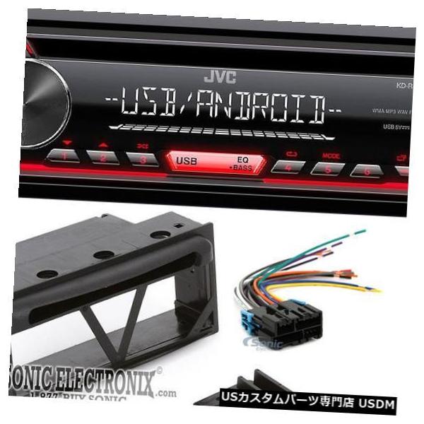 JVC KD-R490シングル1993-2002ポンティアックトランスAmのDIN車インダッシュレシーバー  JVC KD-R490 Single DIN Car In-dash Receiver For 1993-2002 Pontiac...