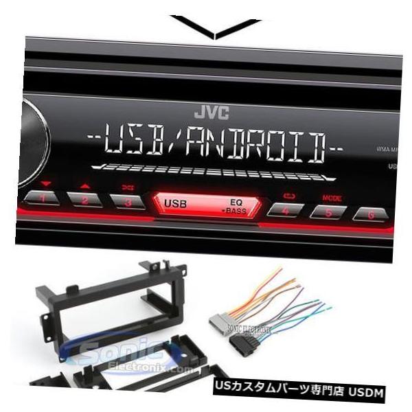 JVC KD-R490シングルDINステレオカーインダッシュレシーバー1987-2000ダッジダコタ用  JVC KD-R490 Single DIN Stereo Car In-Dash Receiver For 1987-2000 Do...