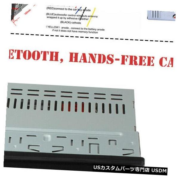 12VインダッシュカーオーディオステレオMP3プレーヤーBluetoothレシーバーFM / SD / USB / AUX入力  12V In-Dash Car Audio Stereo MP3 Player Bluetooth Recei...