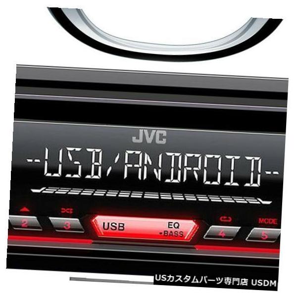 2004-2009マツダ3のJVC CDプレーヤーインダッシュカーオーディオレシーバー3バンドEq +リモート  JVC CD Player In-Dash Car Audio Receiver 3-Band Eq+Remote For 2...
