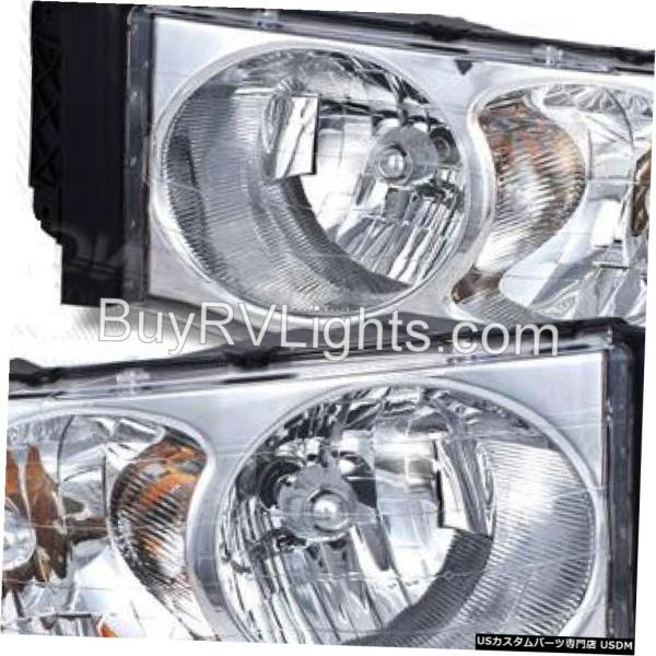 MONACO EXECUTIVE 2005 2006セットペアヘッドライトヘッドライトフロントランプRV  MONACO EXECUTIVE 2005 2006 SET PAIR HEADLIGHTS HEAD LIGHTS FRONT L...