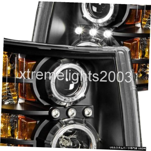 FOREST RIVER LEGACY 2013 2014ブラックLEDヘッドライトランプヘッドライトRVペア  FOREST RIVER LEGACY 2013 2014 BLACK LED HEAD LIGHTS LAMPS HEADL...