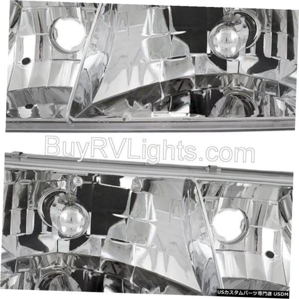 NEWMAR MOUNTAIN AIRE 2002-2004 37FTペアヘッドライトヘッドライトランプフロントRV  NEWMAR MOUNTAIN AIRE 2002-2004 37FT PAIR HEADLIGHTS HEAD LIG...