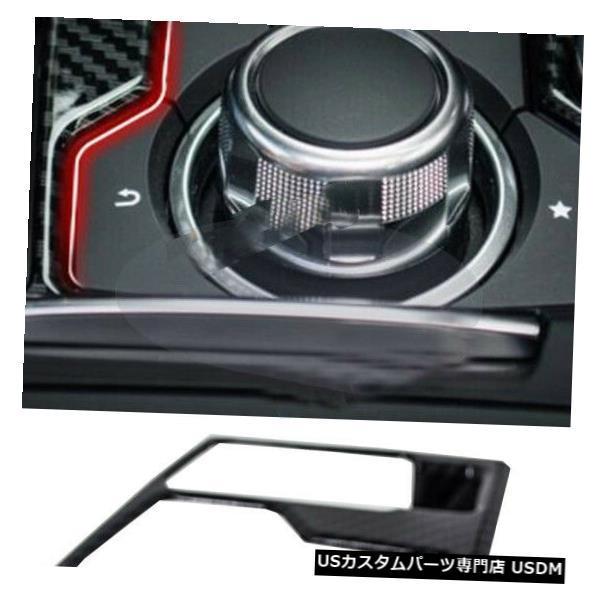 マツダ3アクセラ17カーボンファイバーコンソールハンドギアシフトパネルトリムカバーに適合  Fit For Mazda 3 Axela17 Carbon fiber Console Hand Gear Shilft Panel Trim C...