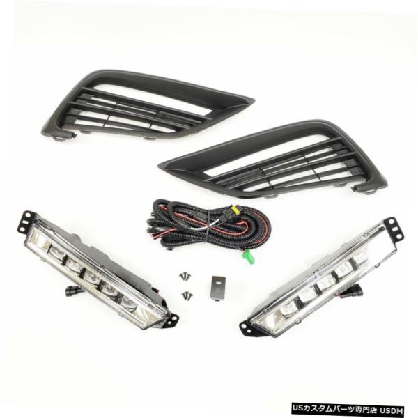 スイッチベゼルワイヤー付き19-20ホンダインサイトハイブリッドクリアLEDフォグランプキット For 19-20 Honda Insight Hybrid Clear LED Fog Light Kit with Switch Bezel...