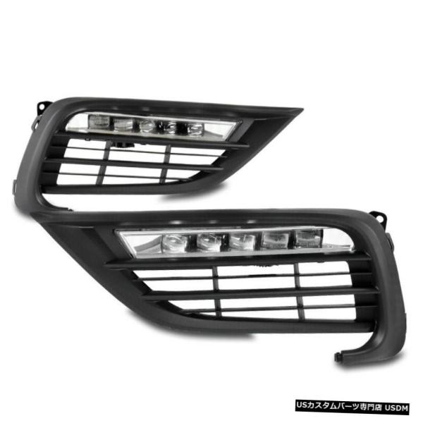 2019 2020 2021ホンダインサイトバンパーLEDクロームフォグランプランプのw /ハーネスセット For 2019 2020 2021 Honda Insight Bumper LED Chrome Fog Lights Lamp...