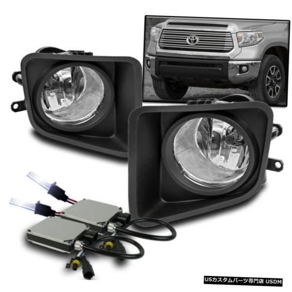 2014-2017 TOYOTA TUNDRA PICKUP FRONT BUMPER CHROMEフォグランプ+スイッチ+ 10K HID SET 2014-2017 TOYOTA TUNDRA PICKUP FRONT BUMPER C...