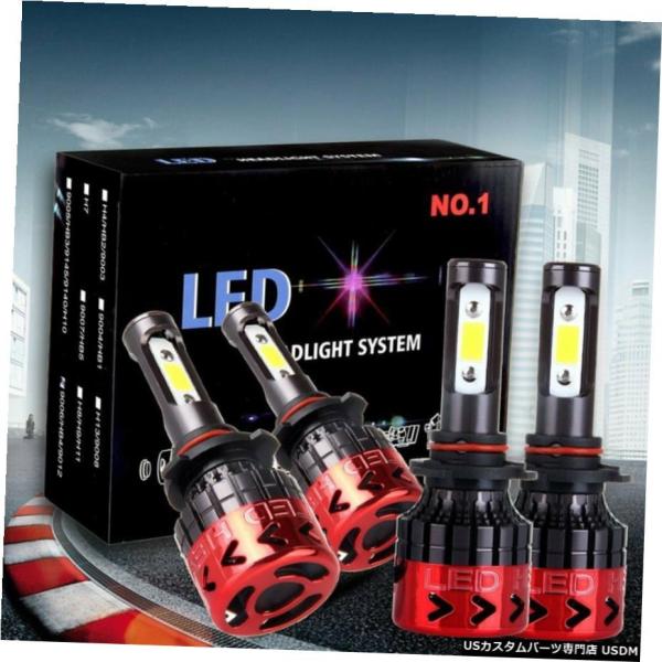 米証券4本H13 + 9145 9140 H10クリーLEDヘッドライトCOB 6000K HID +フォグライト US Stock 4pcs H13 + 9145 9140 H10 Cree LED Headlights COB 6000...