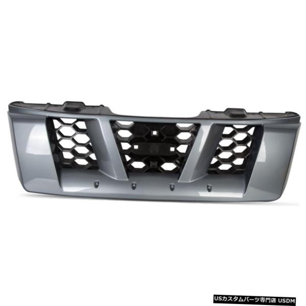 グリル 2005 2006 2007 2008日産エクステラプラスチックのための新たな苦しそうグレーフロントグリル NEW Pained Gray Front Grille For 2005 2006 2007 2008 Nissan Xt...
