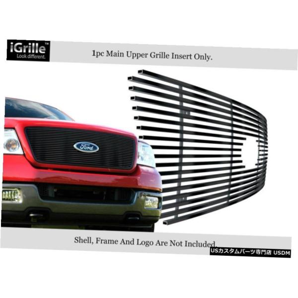 グリル Fits 2004-2008フォードF-150ハニカムスタイルアッパー垂直ビレットグリルインサート Fits 2004-2008 Ford F-150 Honeycomb Style Upper Vertical Billet Gr...