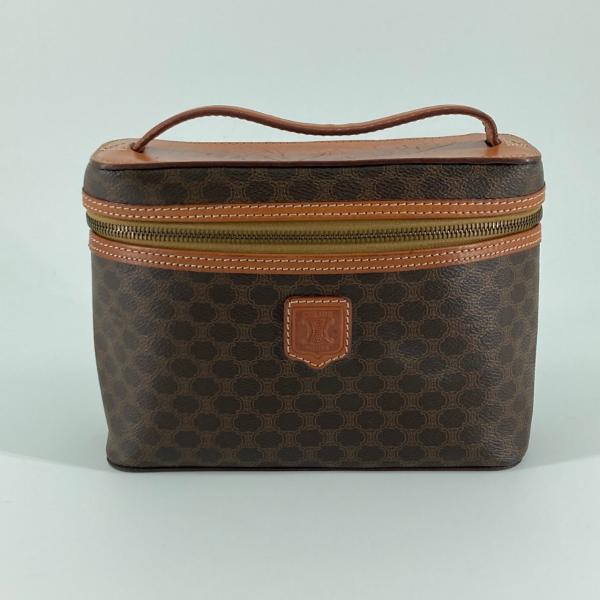 CELINE マカダム柄 ハンドバッグ