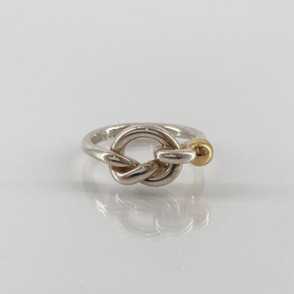 TIFFANY＆CO(ティファニー)　ラブノット　リング　Ag925/750　2.9g　シルバー