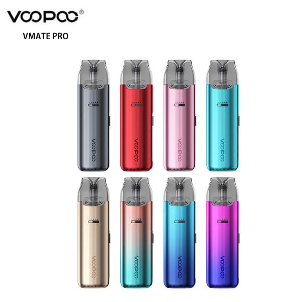ブープー(VOOPOO) VMATE Pro キットは、使いやすいポッドキットです。 900mAhの内蔵バッテリー容量を搭載し、タイプC 5V/1Aの急速充電が可能です。 ボタンのないデザインにより、VMATE Pro は始動、持ち上げ、吸...