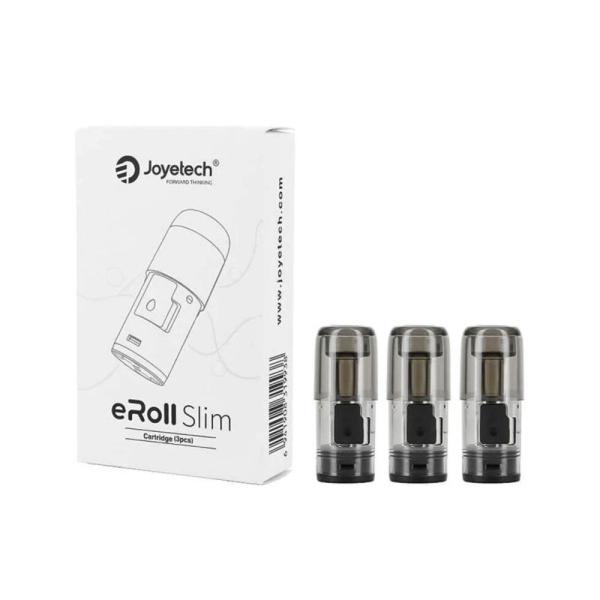 eRoll Slim ポッドカートリッジは、ジョイテック(Joyetech) eRoll Slim/eGo Slim ポッドシステムキット用にデザインされており、2ml のE-ジュース容量です。ブランド: Joyetech単位: 3 個/パ...