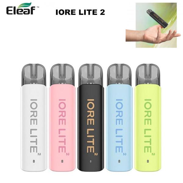 イーリーフ(Eleaf)IORE LITE 2 キットは 490mAh のバッテリーを搭載し、2ml の e-ジュースを収容できます。 IORE LITE 2 詰め替え式ポッド カートリッジと互換性があり、各ポッドには 1.0 オームのメッ...