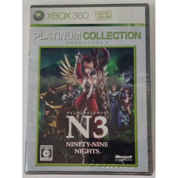 ■タイトルX360 NINETY-NINE NIGHTS(N3) Xbox 360 プラチナコレクション■商品名Xbox 360ソフト(未開封品)■商品状態ランク：未開封品■その他