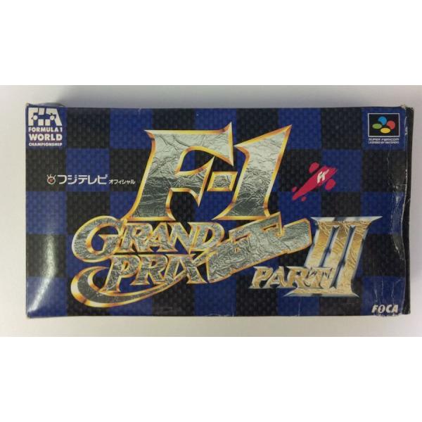 ■タイトルSFC F-1 GRAND PRIX PARTIII■商品名スーパーファミコンソフト(箱説付)■商品状態ソフト：良い箱：可（へこみ）説明書：良い（ホチキスに錆）■その他安全上のご注意、はがき