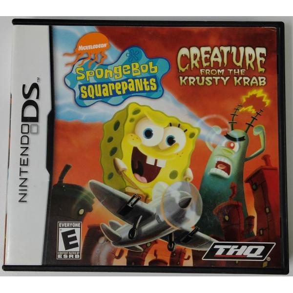 ■タイトルNDS SpongeBob SquarePants: The Creature from the Krusty Krab (北米版)■商品名ニンテンドーDSソフト(箱説付)■商品状態ソフト：良い箱：難あり説明書：良い■その他