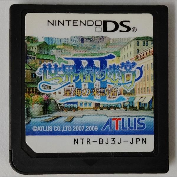 ■タイトルNDS 世界樹の迷宮III 星海の来訪者■商品名ニンテンドーDSソフト(ソフトのみ)■商品状態ソフト：良い箱：無し説明書：無し■その他