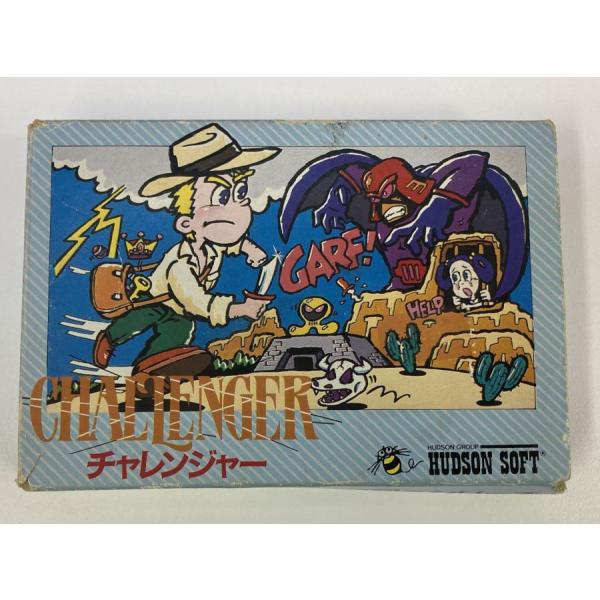 ■タイトルFC チャレンジャー■商品名ファミコンソフト(箱説付)■商品状態ソフト：良い箱：難あり（傷み、シール跡あり）説明書：難あり（シミ、ホチキスに錆）■その他
