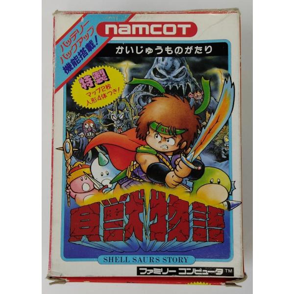 ■タイトルFC 貝獣物語■商品名ファミコンソフト(箱説付)■商品状態ソフト：良い箱：可説明書：良い■その他マップ、シール付き密書、フィギュア欠品