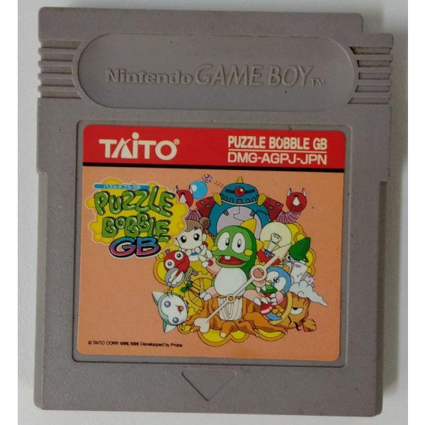 ■タイトルGB パズルボブルGB■商品名ゲームボーイソフト(ソフトのみ)■商品状態ソフト：可（やけあり）箱：無し説明書：無し■その他