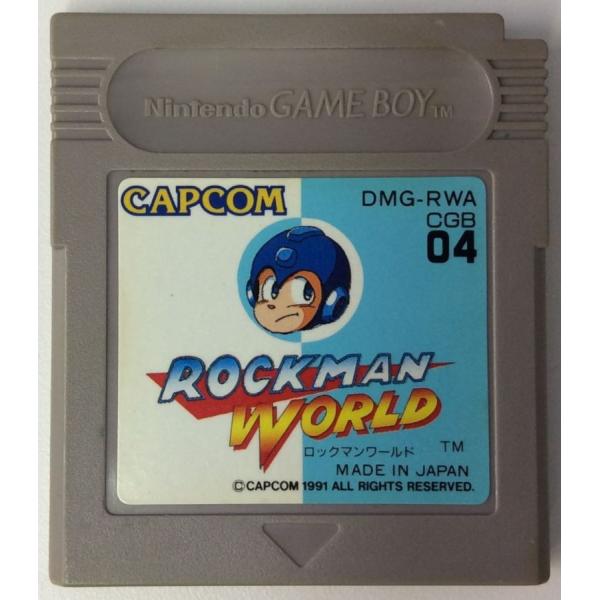 ■タイトルGB ロックマンワールド■商品名ゲームボーイソフト(ソフトのみ)■商品状態ソフト：可（全体的にしみあり）箱：無し説明書：無し■その他