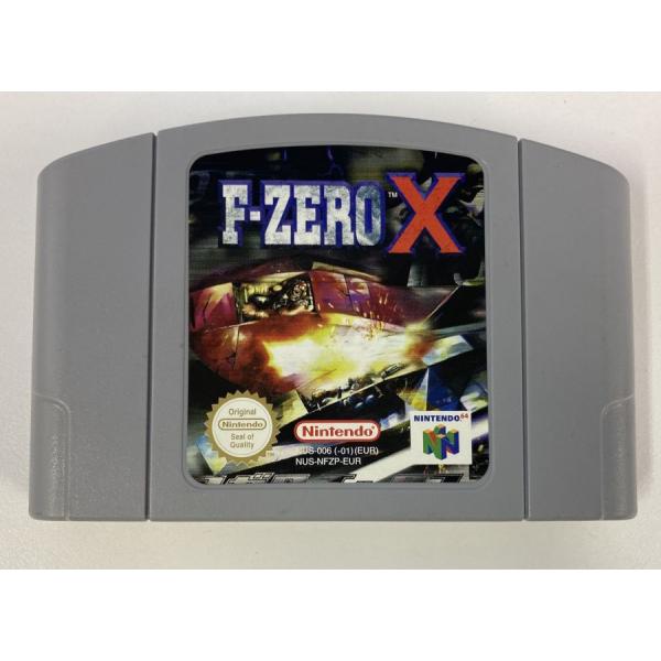 ■タイトルN64 F-ZERO X (欧米版)■商品名ニンテンドウ64ソフト(ソフトのみ)■商品状態ソフト：良い箱：無し説明書：無し■その他