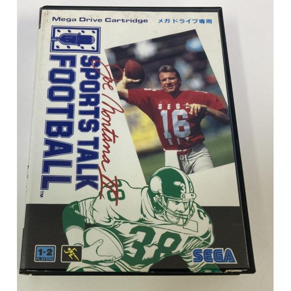 ■タイトルMD ジョーモンタナ2 スポーツトークフットボール■商品名メガドライブソフト(箱説付)■商品状態ソフト：可（傷み）箱：可（傷み）説明書：可（ホチキスに錆）■その他
