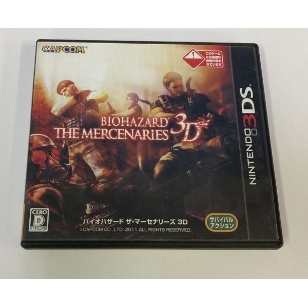 ■タイトル3DS BIOHAZARD THE MERCENARIES 3D■商品名ニンテンドー3DSソフト(箱説付)■商品状態ソフト：良い箱：可説明書：良い■その他