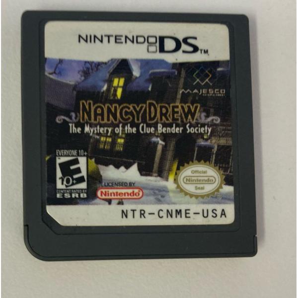 ■タイトルNDS Nancy Drew: The Mystery of the Clue Bender Society (輸入版)■商品名ニンテンドーDSソフト(ソフトのみ)■商品状態ソフト：良い箱：無し説明書：無し■その他