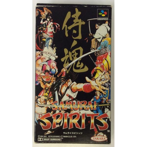 ■タイトルSFC サムライスピリッツ■商品名スーパーファミコンソフト(箱付)■商品状態ソフト：難あり箱：可説明書：無し■その他
